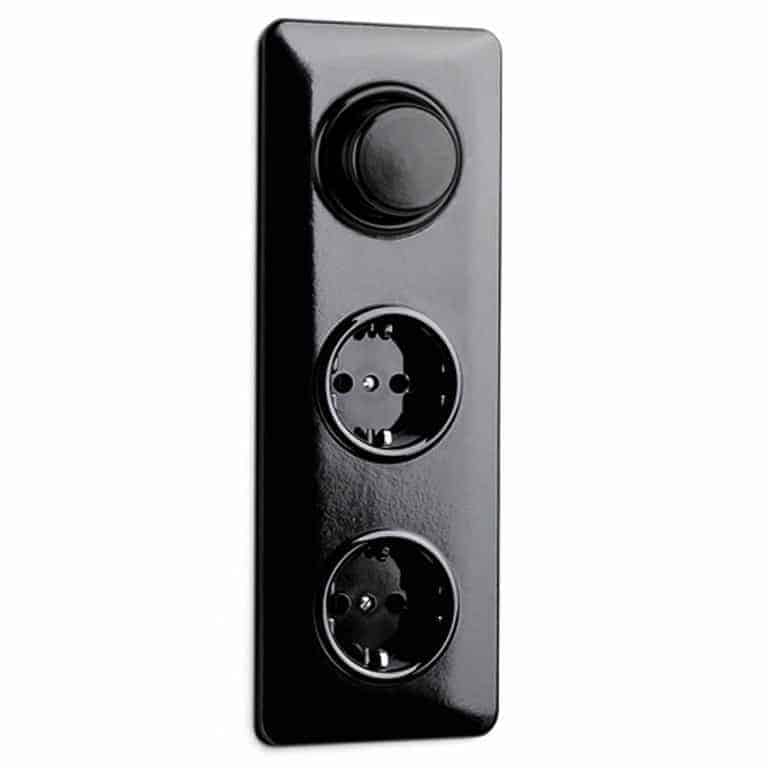 Dimmer Gloeilampen Inbouw Zwart Bakeliet • New Bakelite