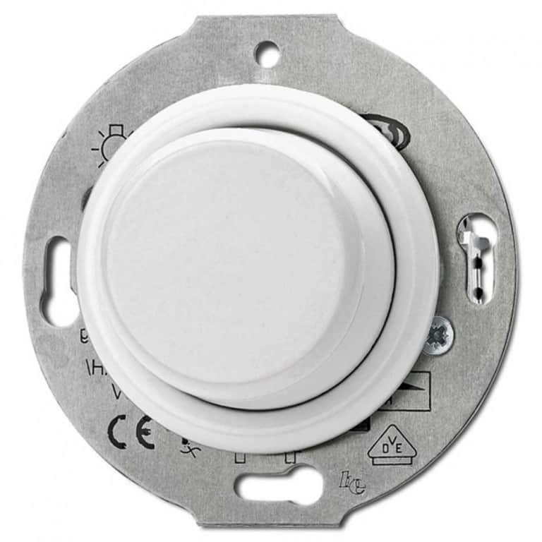 Dimmer Pro Led Verlichting 3 – 130W Inbouw Wit Bakeliet • New Bakelite