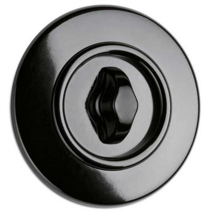 Jaren '30 Universele Dimmer Led 3 - 100W Zwart Bakeliet • New Bakelite